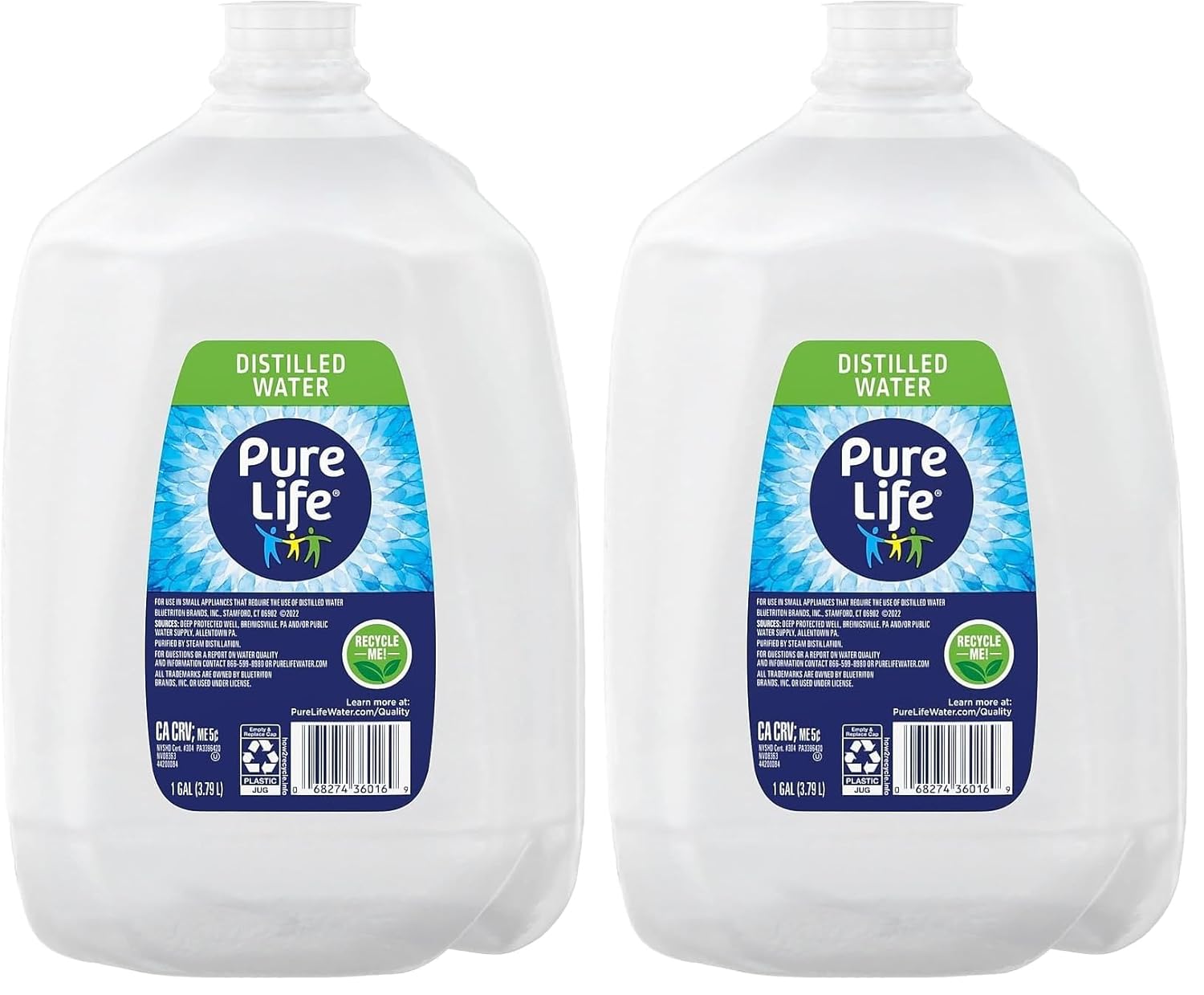 Amazon.com: Pure Life Distilled Water, Kosher, 128 Fluid Ounce (Pack of 12)