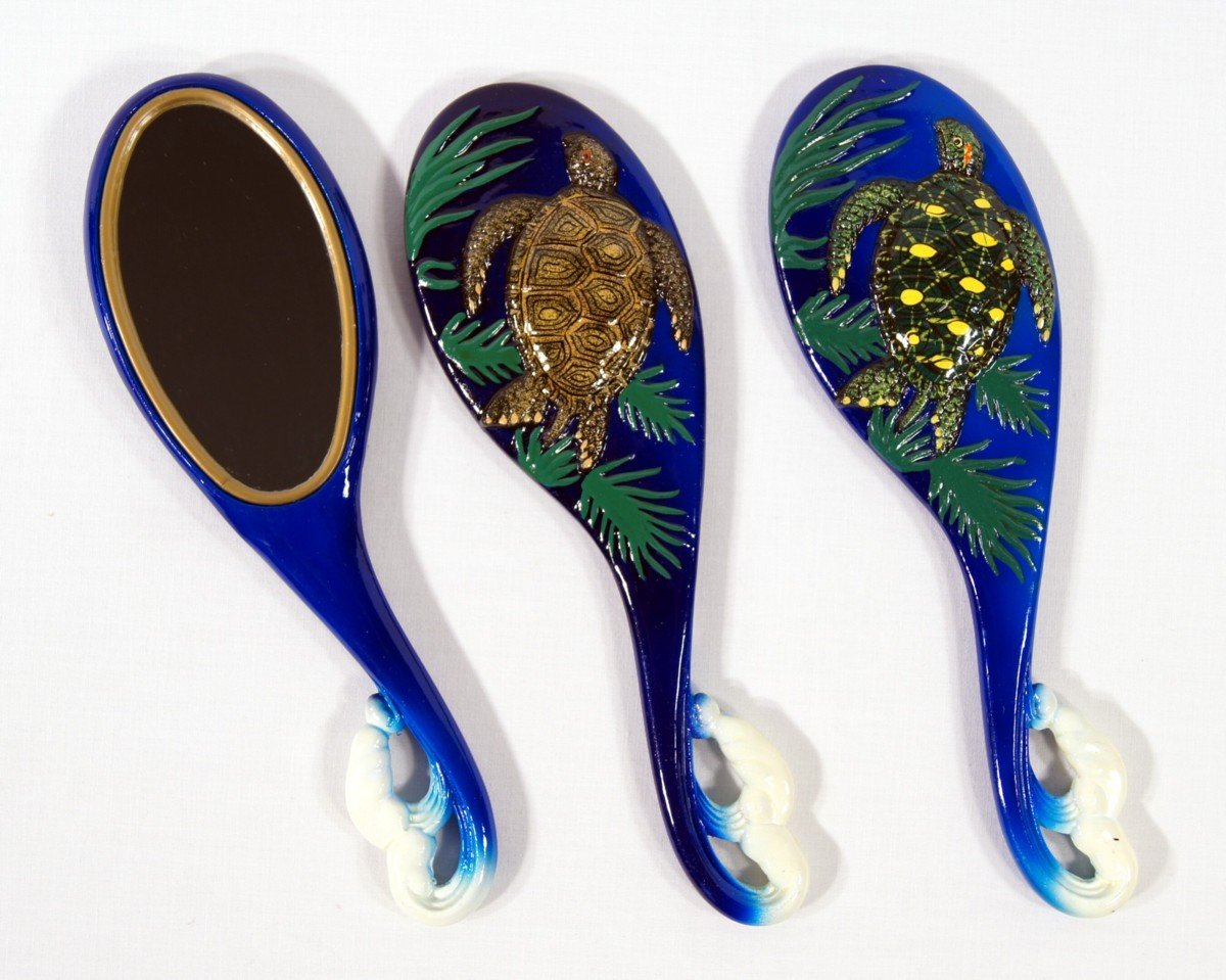 Amazon.com : Wholesale Pack Handpainted Assorted Sea Turtle Handheld ...