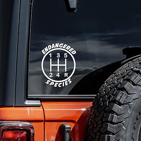 Save The Manuals Sticker Decal 6 Speed Transmission Vinyl Sticker Cars ...