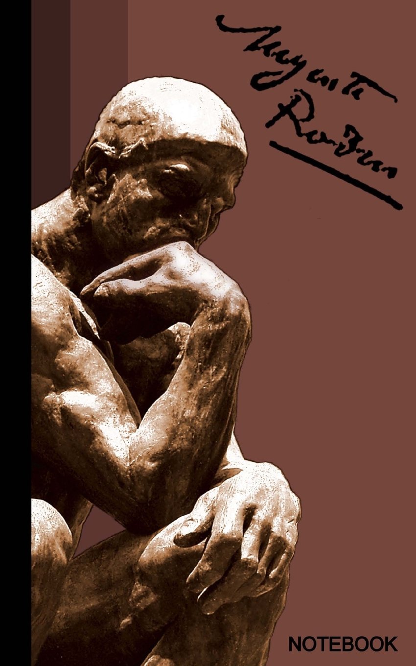 Auguste Rodin Notebook: The Thinker ( journal / cuaderno / portable ...