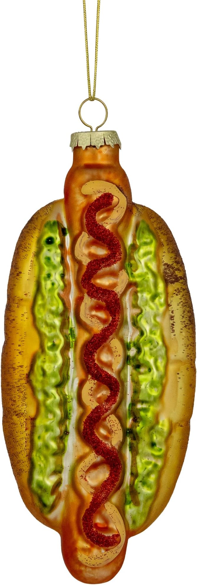 Amazon.com: Chili Cheese Dog with Onions Christmas Holiday Ornament ...