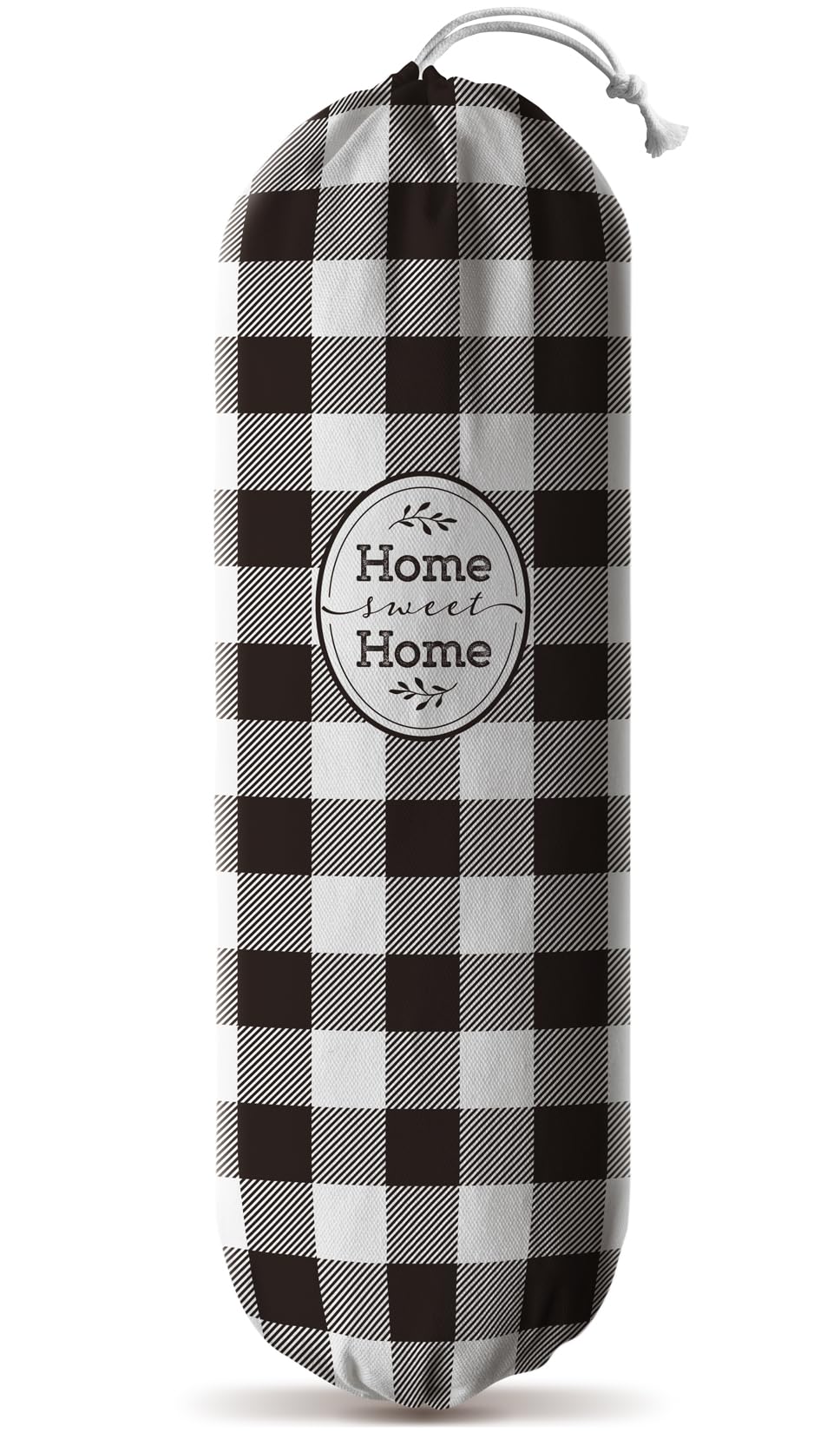 Amazon.com: Hglian Plastic Grocery Bag Holder,Black and White Checked ...
