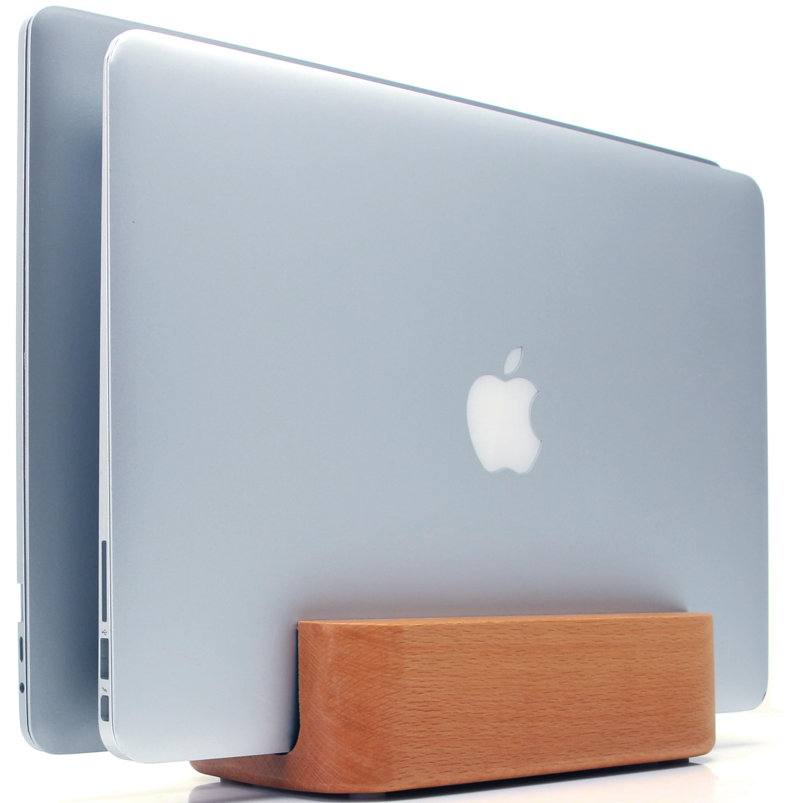 Amazon.com: OKOstand Wood Vertical Laptop Stand, Genuine Dual Wood ...