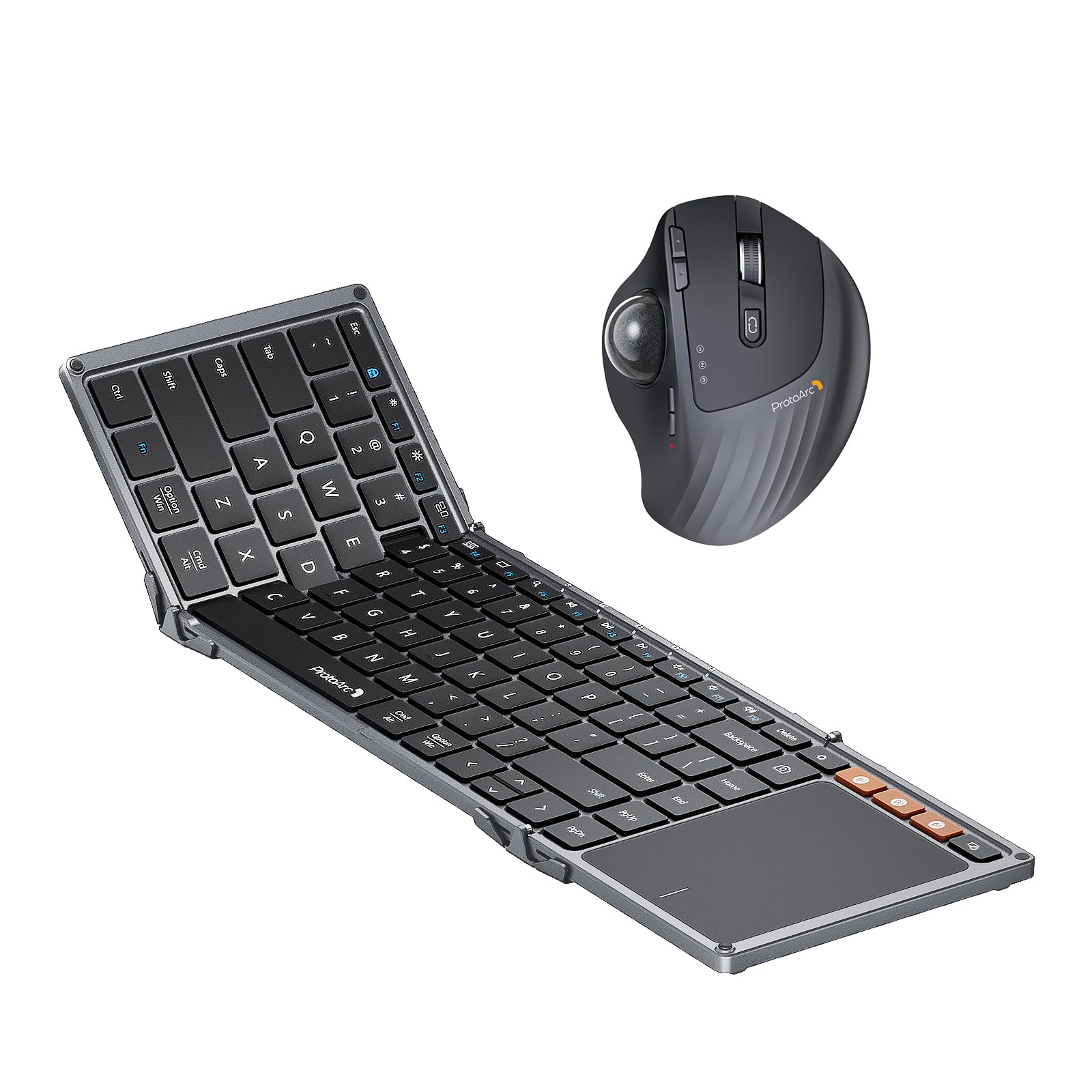 Amazon.com: ProtoArc EM01 NL Wireless Trackball Mouse with XK01 TP ...