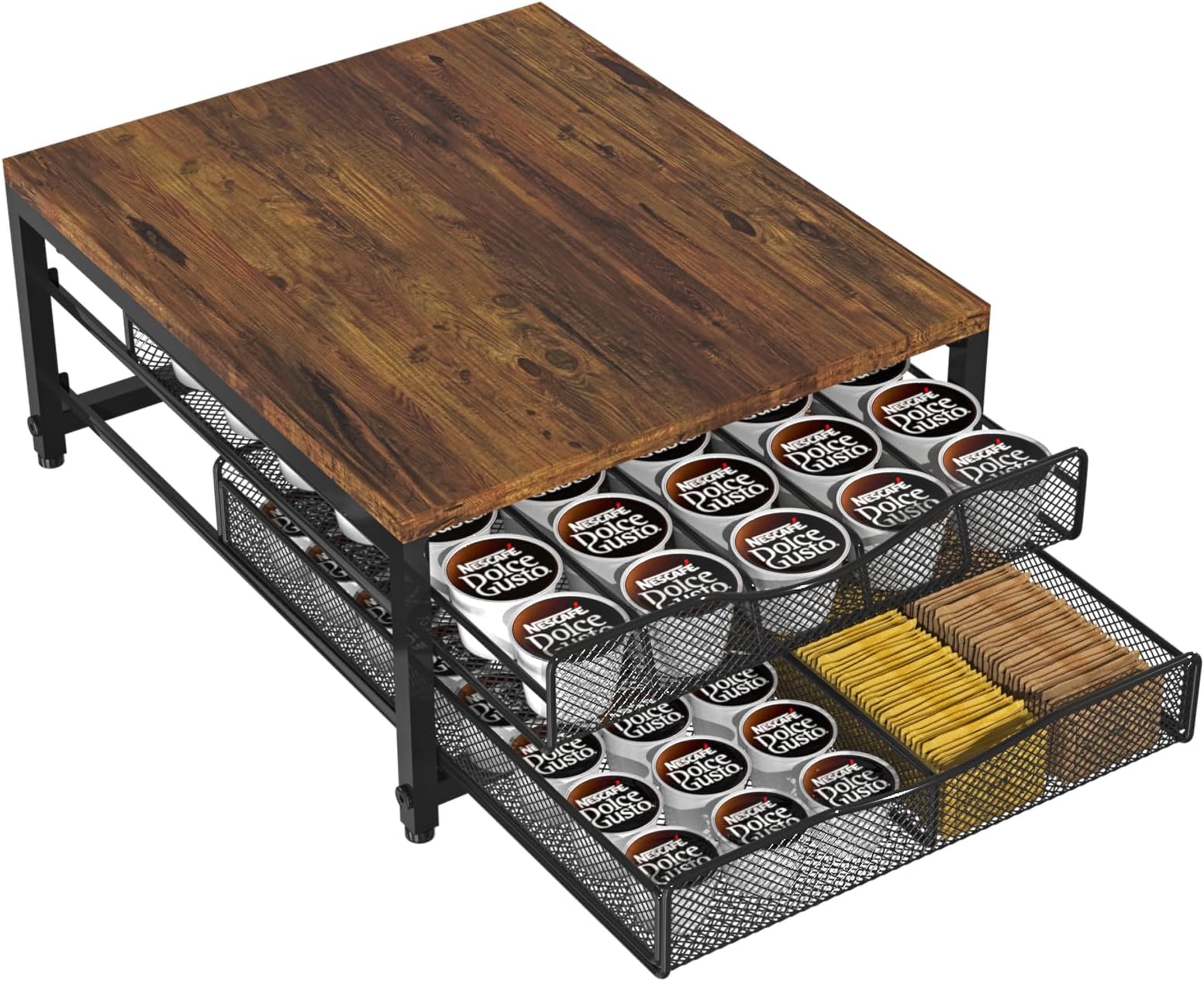 Amazon.com: VyGrow Coffee Pod Holder For Counter, Wooden K Cup Holder ...