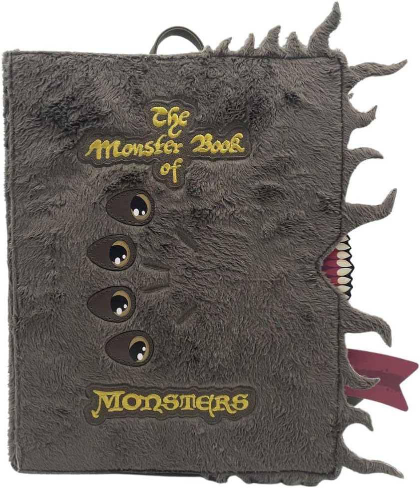Loungefly Harry Potter Book of Monsters Double Shoulder Strap Book ...