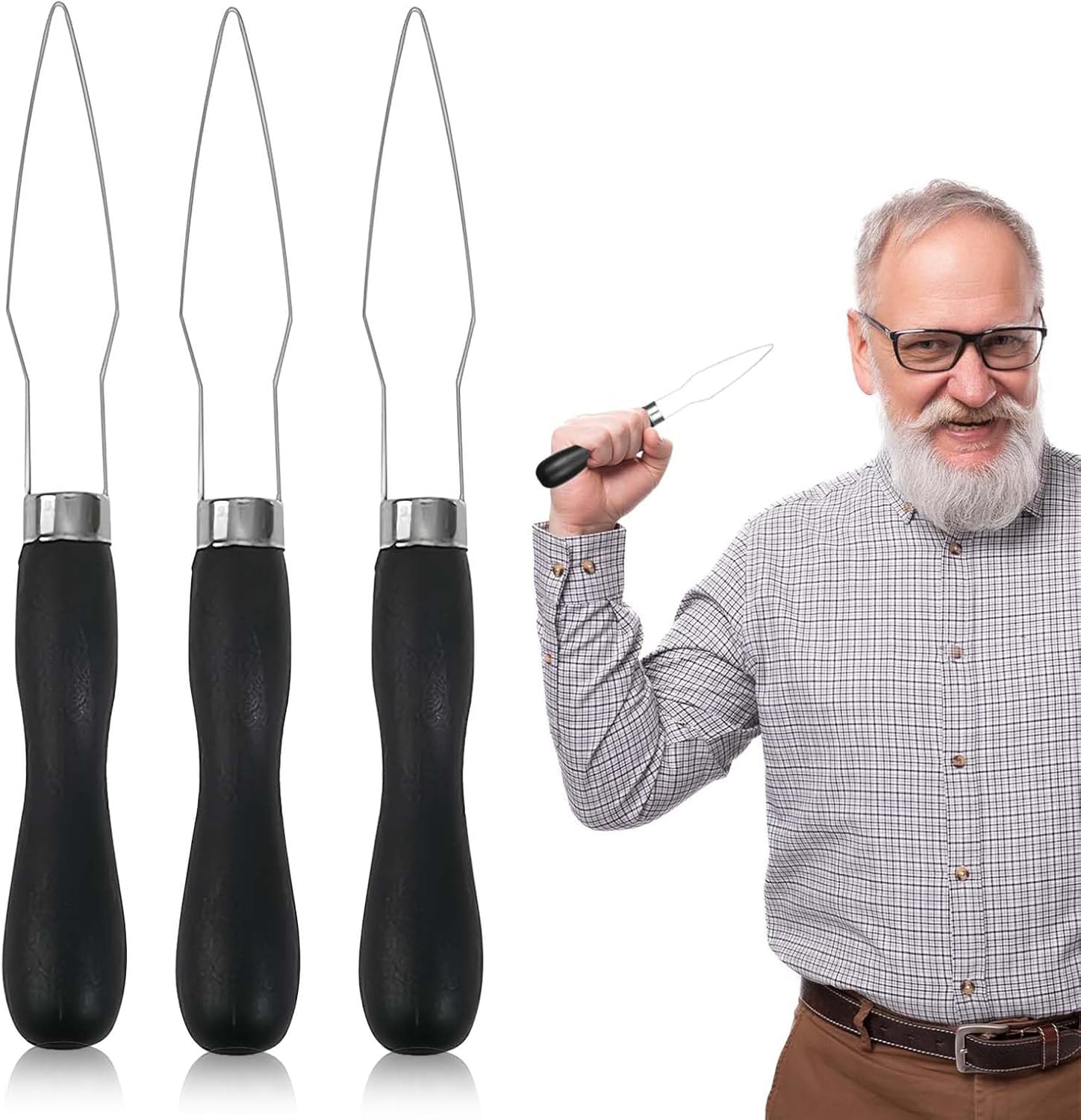 Amazon.com: 3PCS Easy One-Handed Button Hook for Seniors - Comfort Grip ...