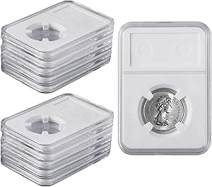 Amazon.com : 10 Packs 30mm Coin Slab Display Holder, Storage Case for ...