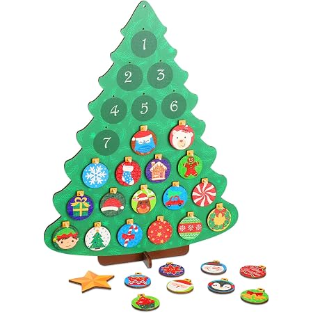 Amazon.com: 26 Pieces Advent Jesse Tree Magnetic Advent Calendar Jesse ...