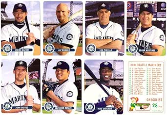 Amazon.com: 2001 Keebler SEATTLE MARINERS Team Set w/Ichiro Suzuki RC ...
