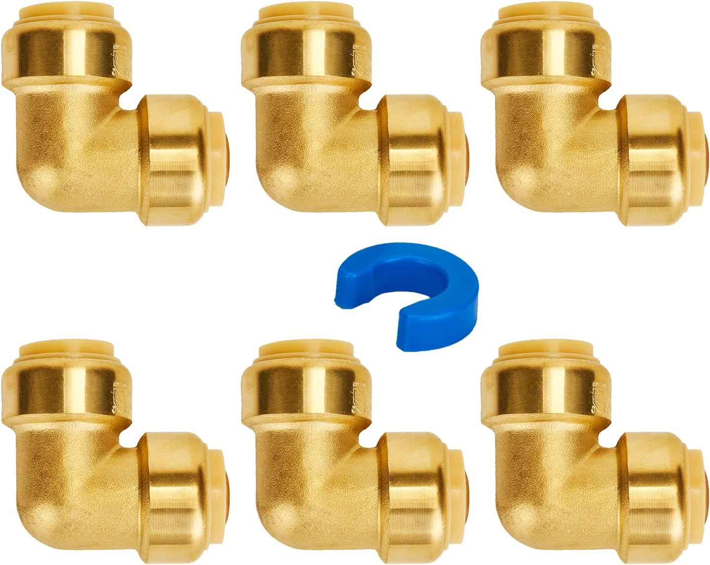 Adjustable Elbow 10 Pcs XFITTING Push Fit 1/2 Inch Elbow With Drop Ear ...