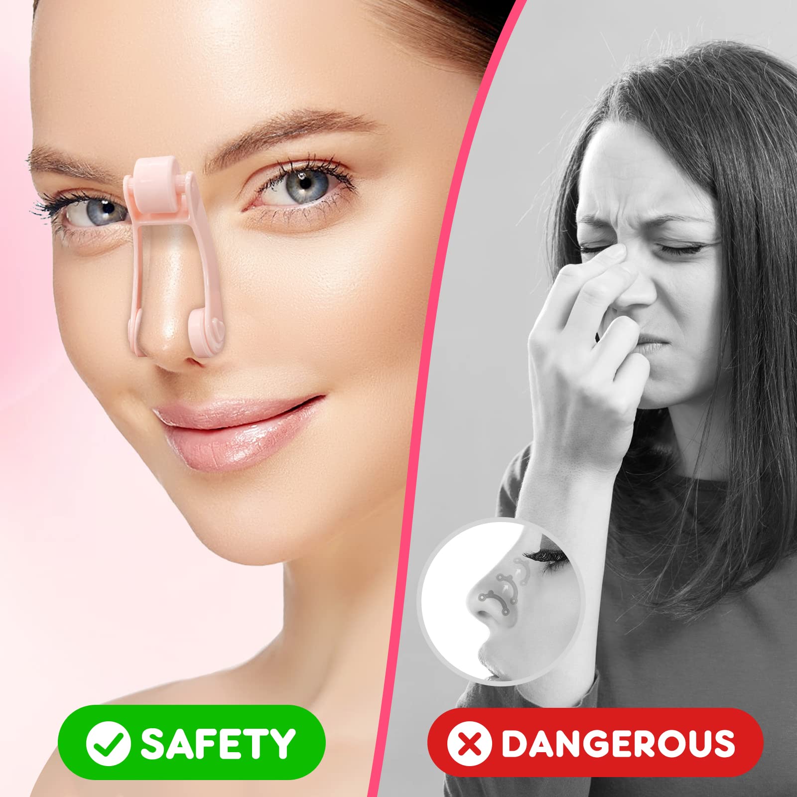 Snapklik.com : Nose Shaper Slimmer, Roller Nose Shaper Clip Nose 3D ...
