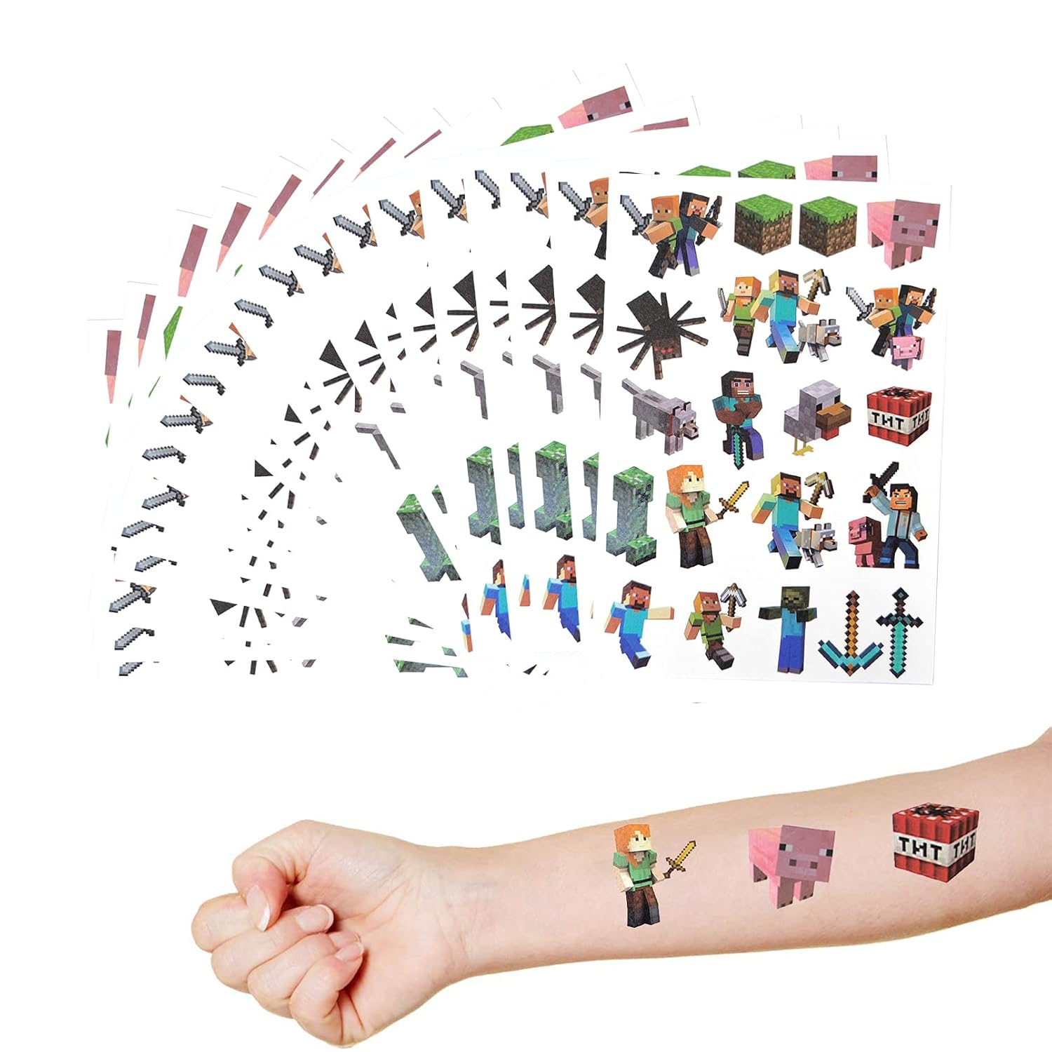 Buy Video Game Birthday Party Favors Supplies 20 Pcs Temporary Tattoos buy-video-game-birthday-party-favors-supplies-20-pcs-temporary-tattoos