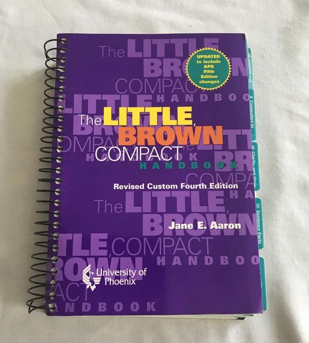 Little Brown Compact Handbook: Aaron, Jane E.: 9780536681362: Amazon ...