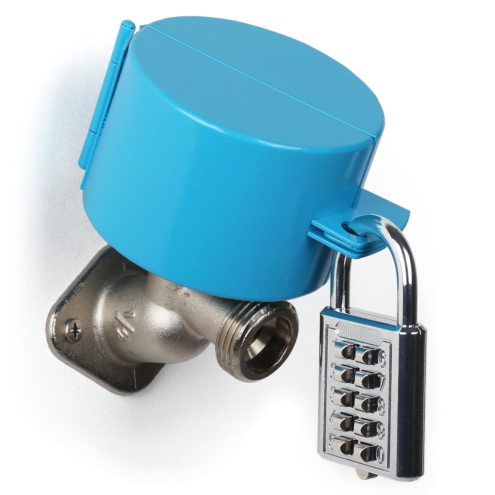 Snapklik.com : TEMEILI Outdoor Water Spigot Lock Outdoor Faucet Lock ...