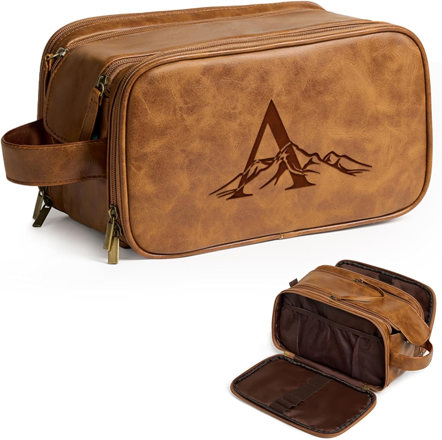 Amazon.com: Janhavi Toiletry Bag For Men Waterproof, Groomsmen Gifts ...