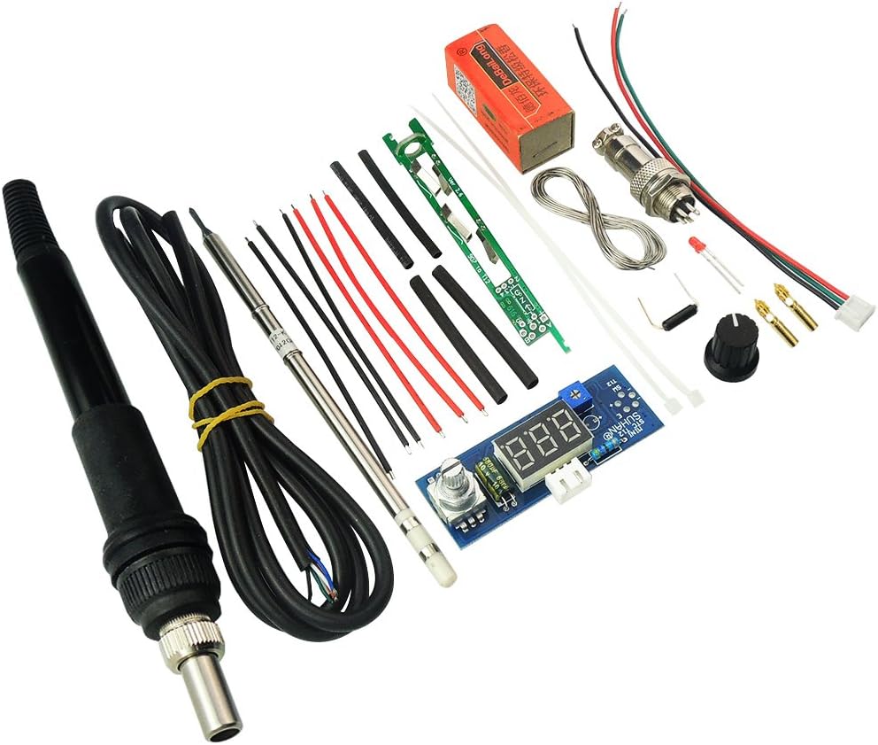 uniquegoods Electric Unit Red Digital Soldering Iron Station ...