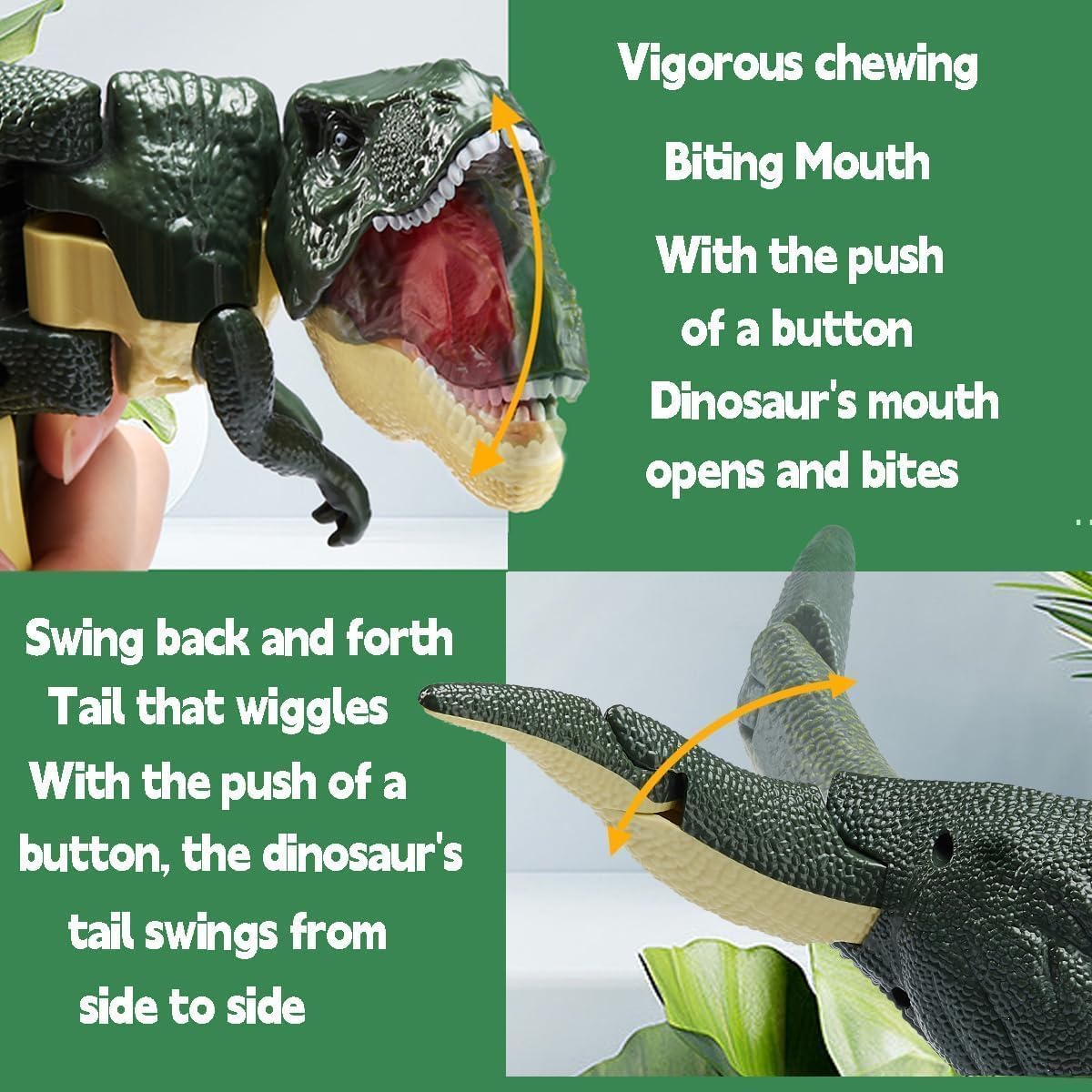 Trigger The T-Rex (The Original) Tyrannosaurus Dinosaur Chomper Toys ...