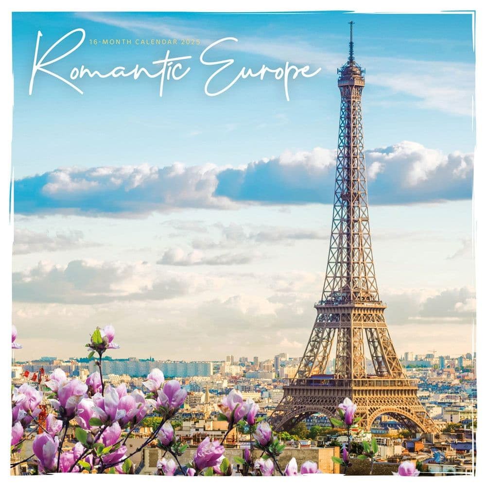 Amazon.com: Carousel Calendars, Romantic Europe 2025 Wall Calendar ...