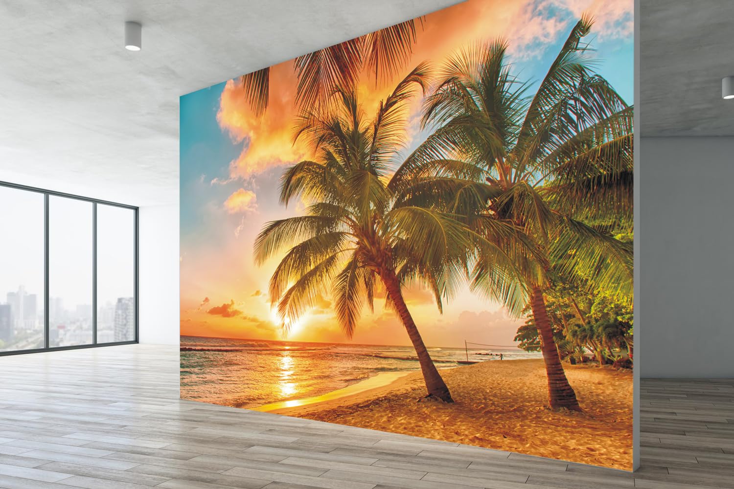 Wallpaper Murals Tropical Beach Tropical Beach Photo Wall Mural, Self