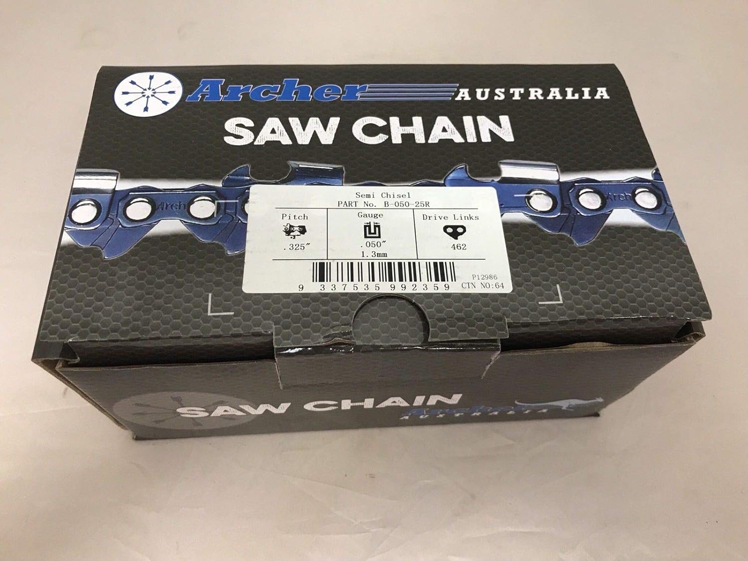 Amazon.com: Archer Chainsaw Chain 25ft Roll 325 .050 Semi-Chisel ...
