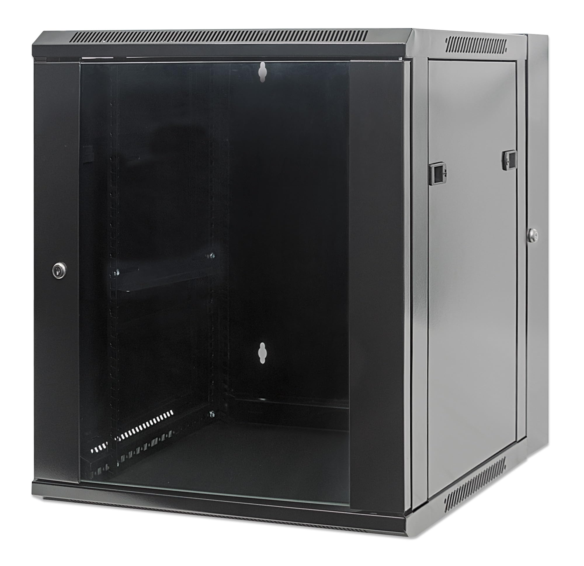 Amazon.com: Intellinet 12U Wallmount Network Cabinet Enclosure – 19 ...