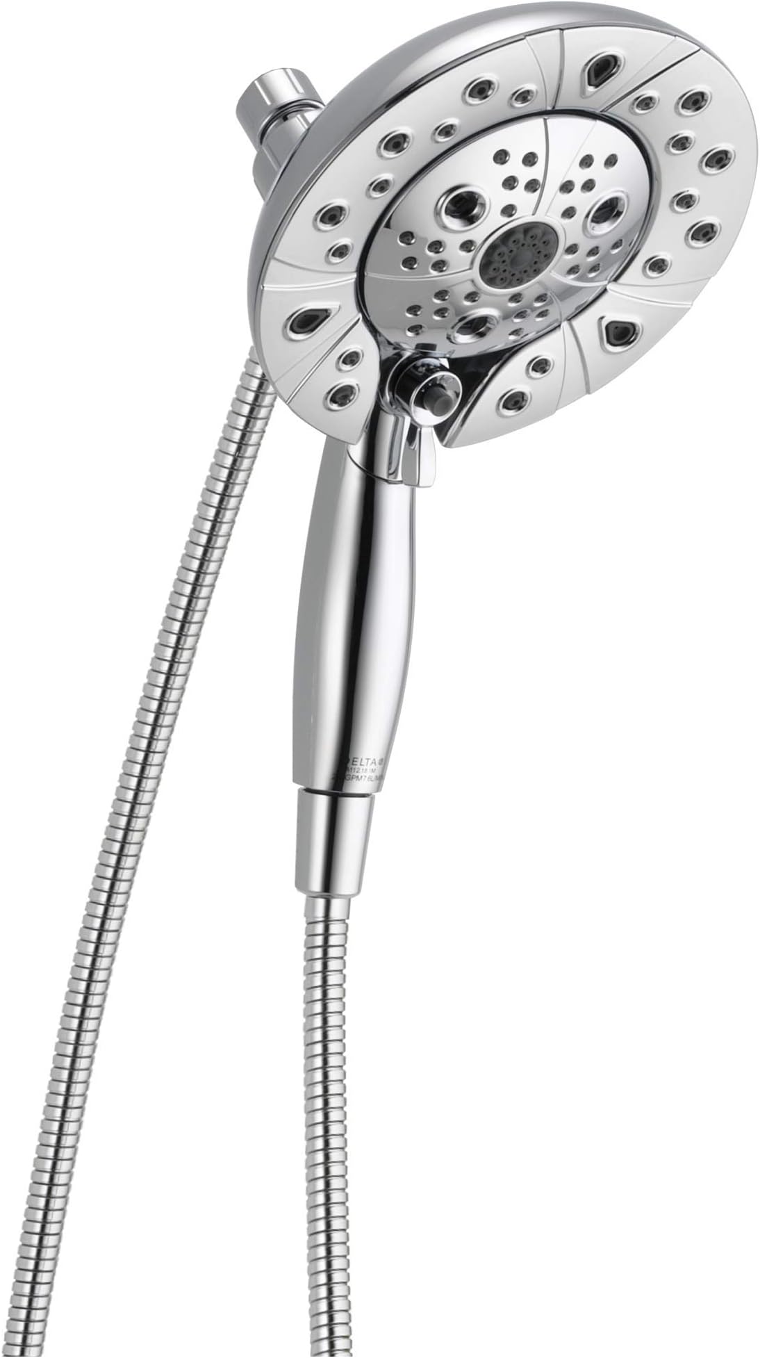 Delta Faucet 5-Spray In2ition 2-in-1 Dual Shower Head with HandHeld ...
