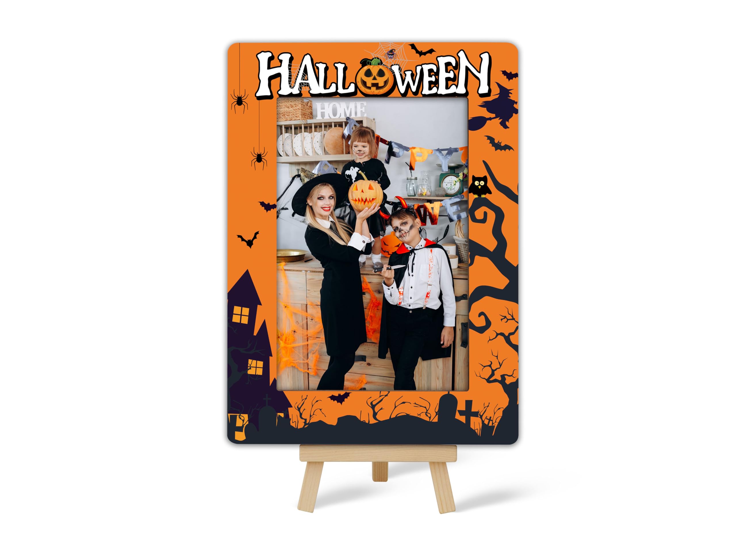 Amazon.com - Halloween Picture Frame, Happy Halloween Photo Frame ...