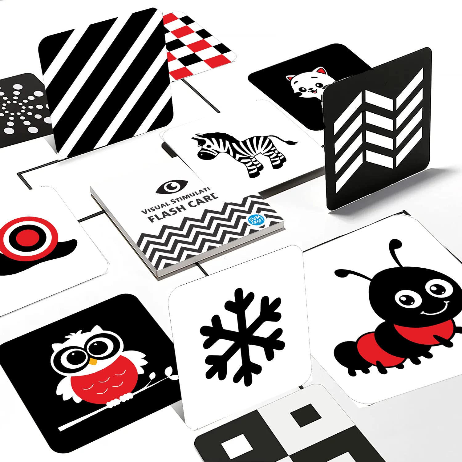 Buy SVM CRAFT® High Contrast Learning Cards - Newborn to 3 Year Olds ...