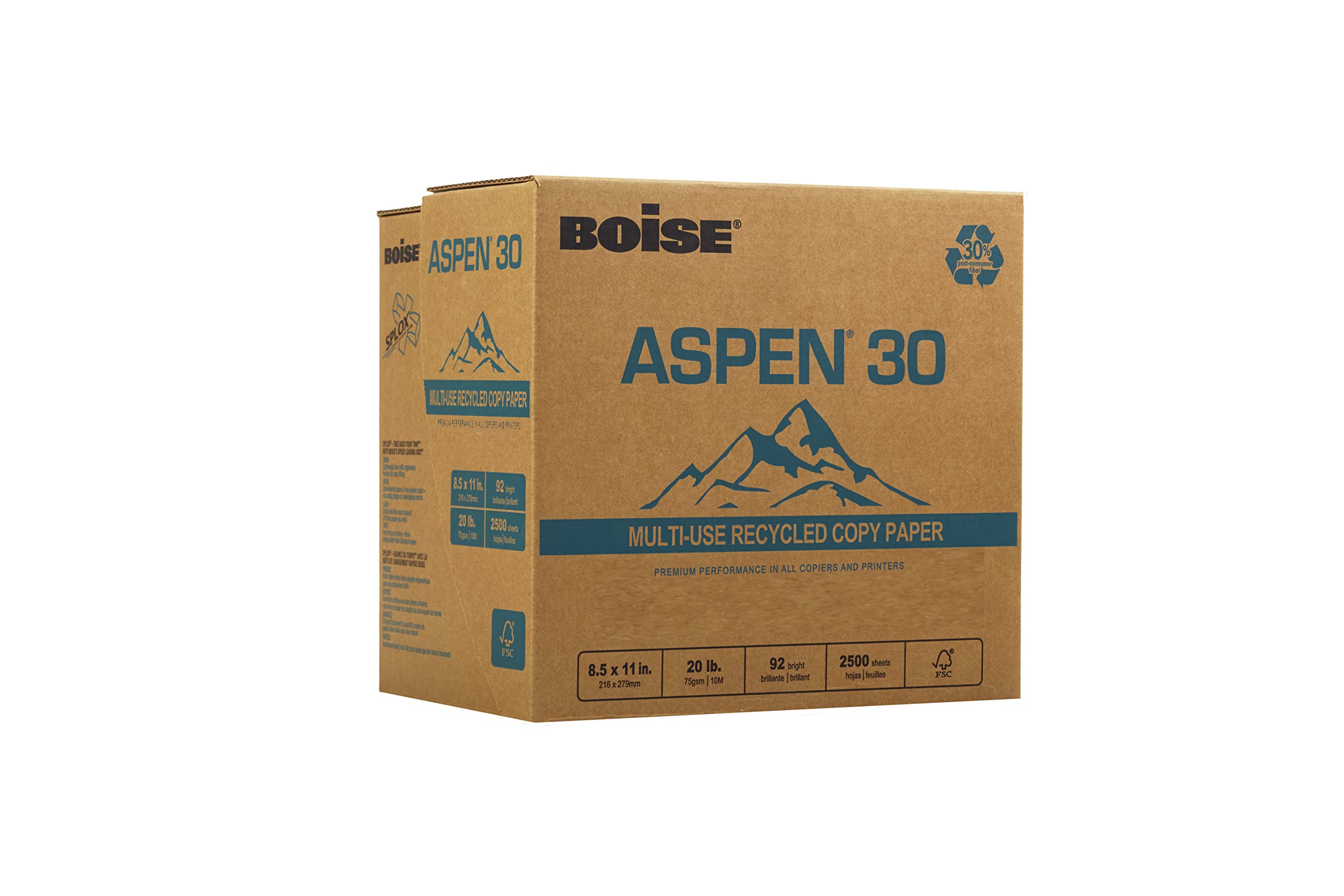 Snapklik.com : BOISE ASPEN 30% Recycled Multi-Use Copy Paper, 8.5 X 11 ...