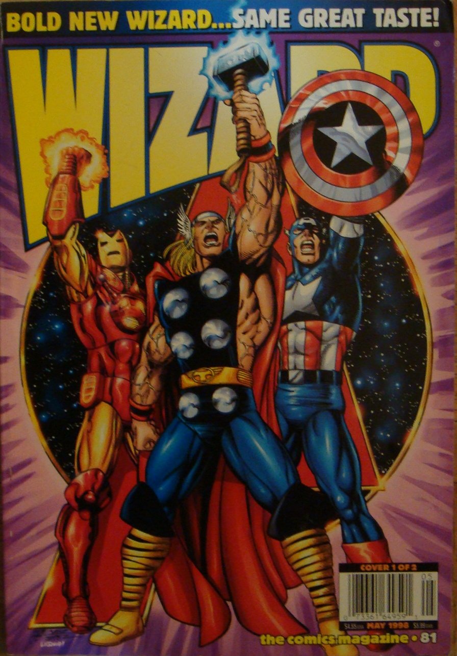 Wizard, The Comics Magazine #81: May 1998 (Cover 1 of 2) Bold New ...