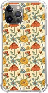 Amazon.com: Lemifelgby Hippie Aesthetic Groovy Flowers Mushroom Eyes Case Compatible with iPhone ...