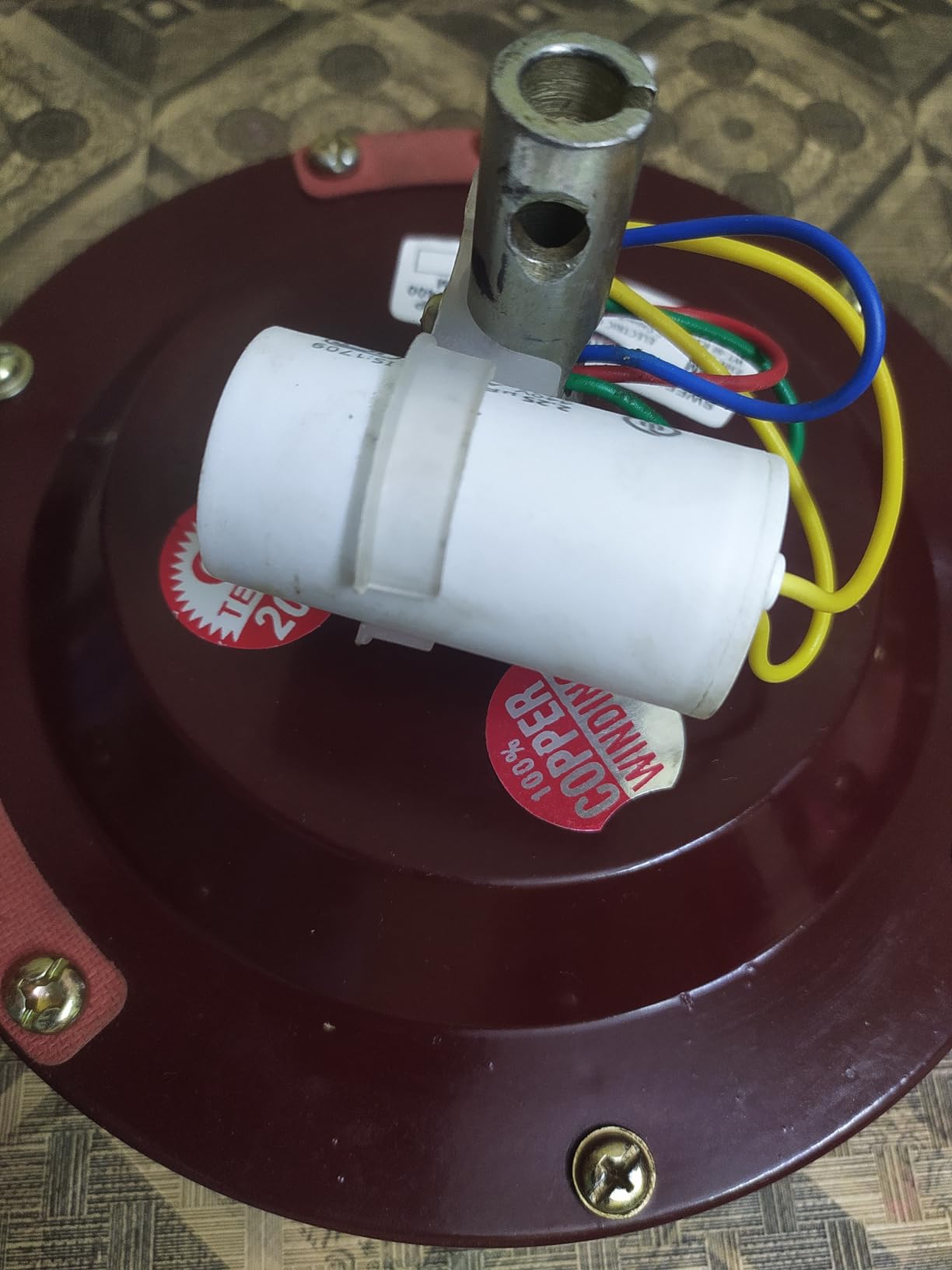 Ceiling Fan Motor Size- 48inchs, 1200mm 100 %Copper winding Only Motor ...