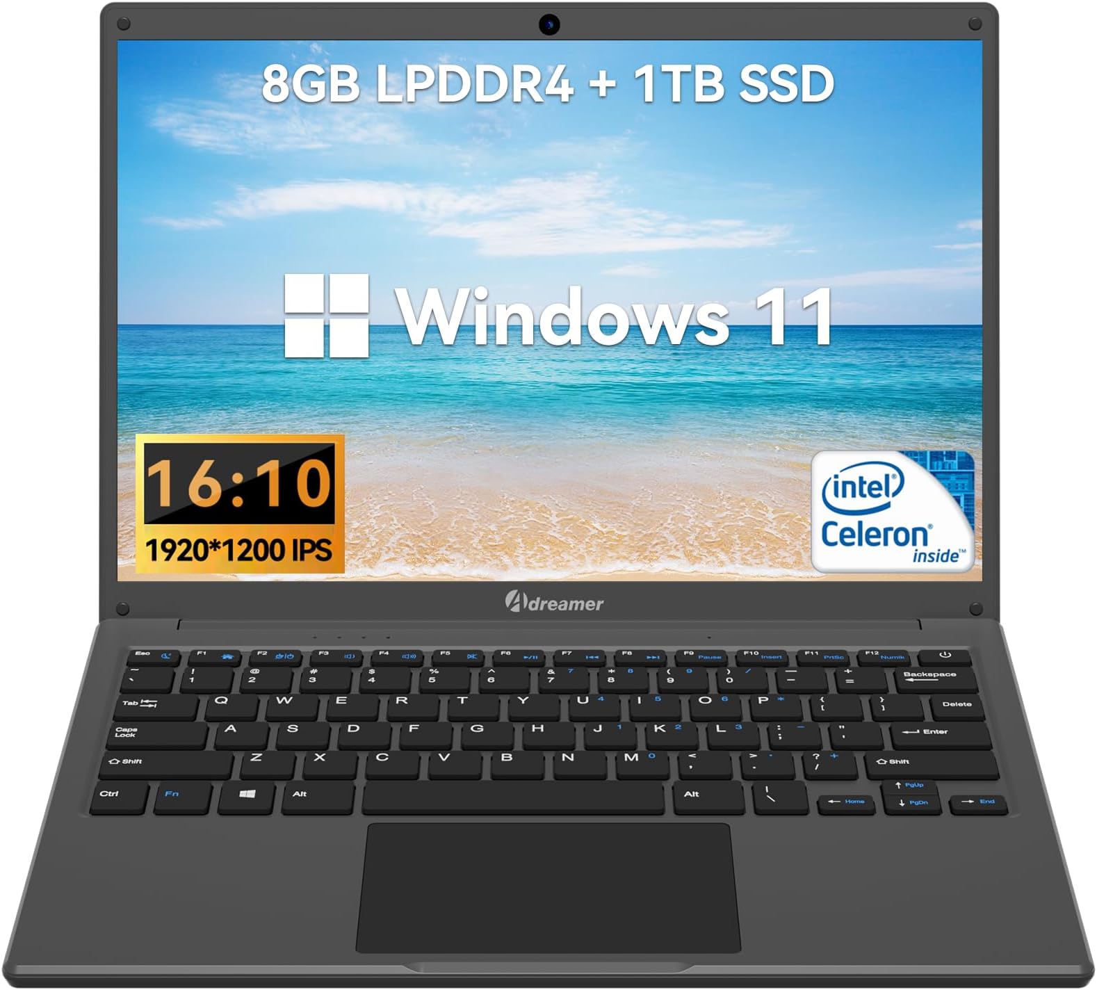 Amazon.com: A DREAMER Laptop Computer 13.3inch, Windows 11 8GB RAM+512B ...