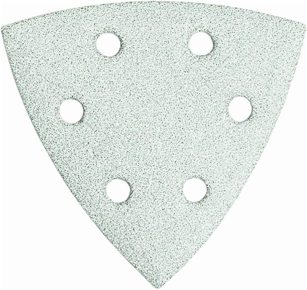 Bosch SDTW120 Detail Triangle, Hook & Loop Sanding Sheet, White, 120 ...