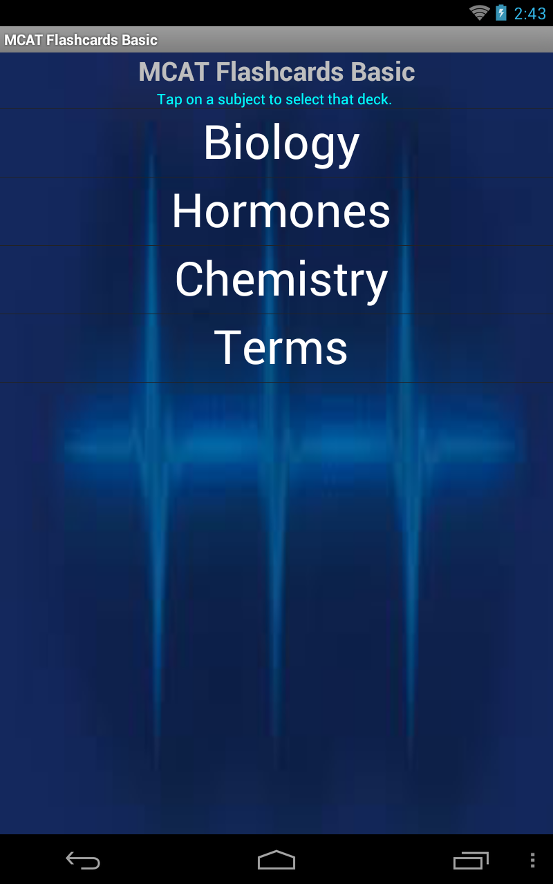 MCAT Flashcards Basic - App on Amazon Appstore