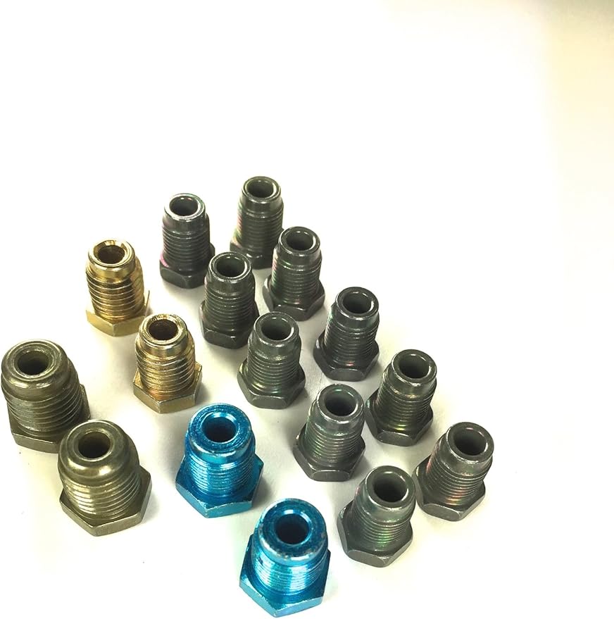 Amazon.com: The Stop Shop Metric Brake Line Fitting Kit for 3/16" Tube ...