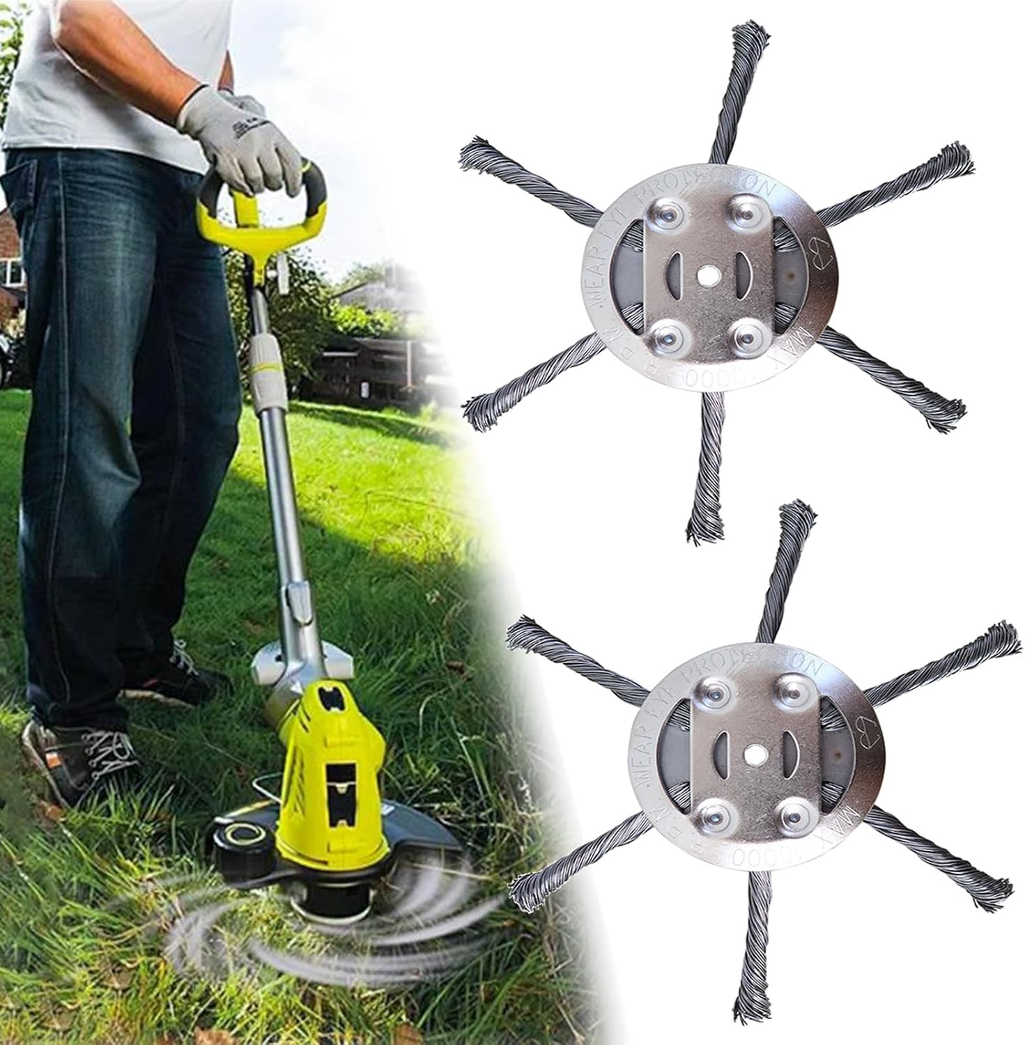 Amazon.com : String Trimmer Replacement Head, 2025 New Steel Wire Grass ...