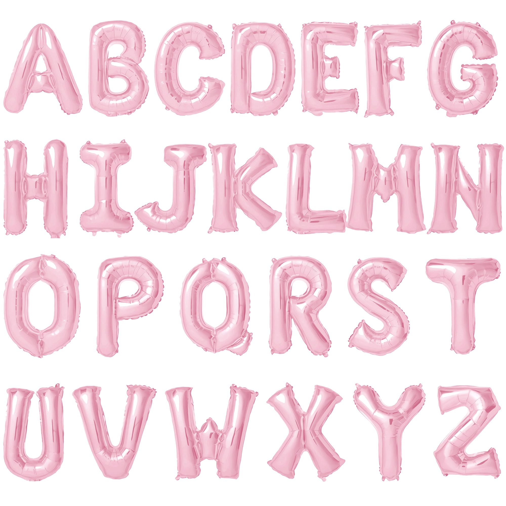 Amazon.com: 16 Inch pink Letter Balloons Mylar Foil Alphabet Letter A-Z ...