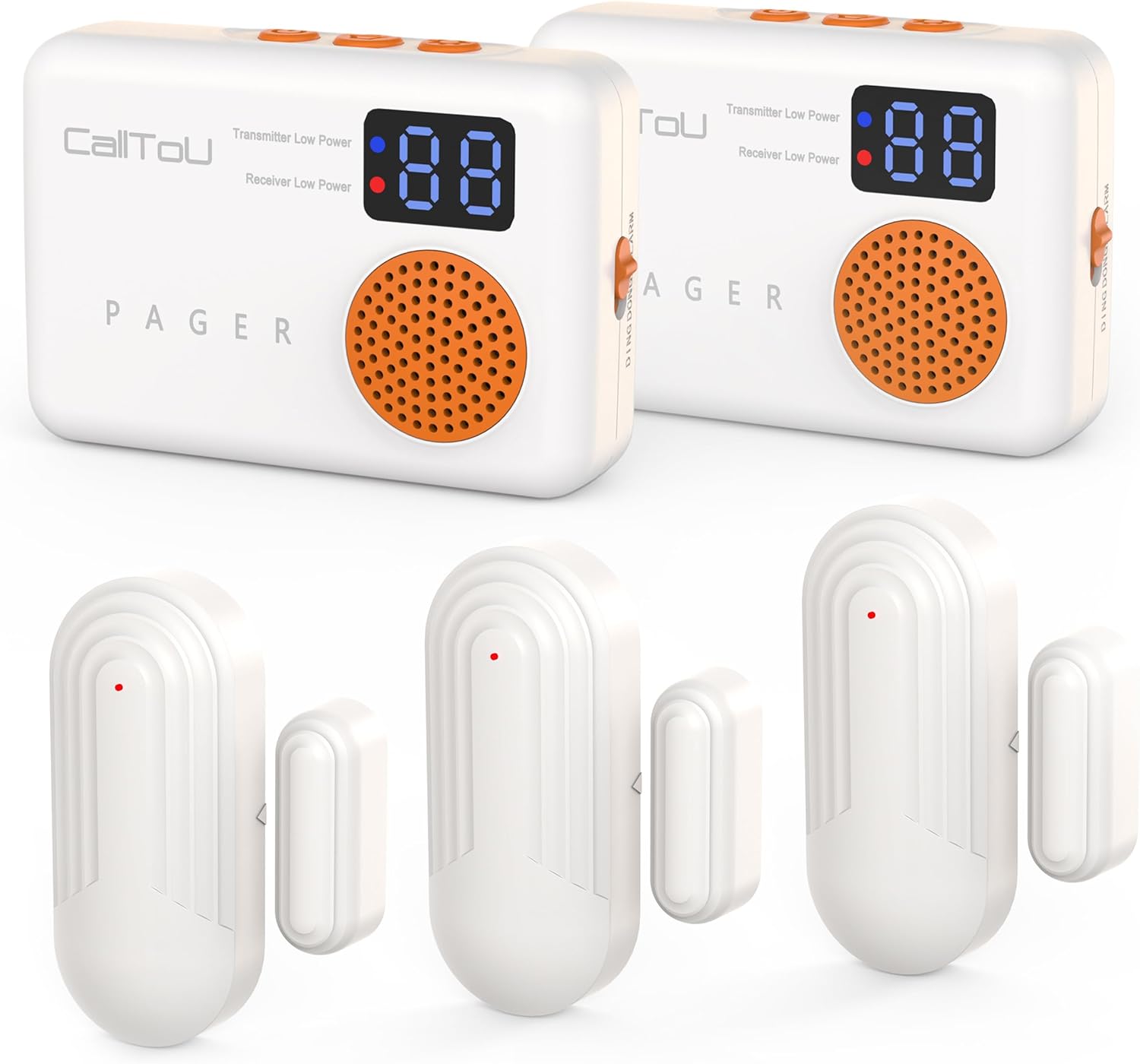 CallToU Wireless Door Chimes, Potable Door Chimes When Door Opens, Door ...