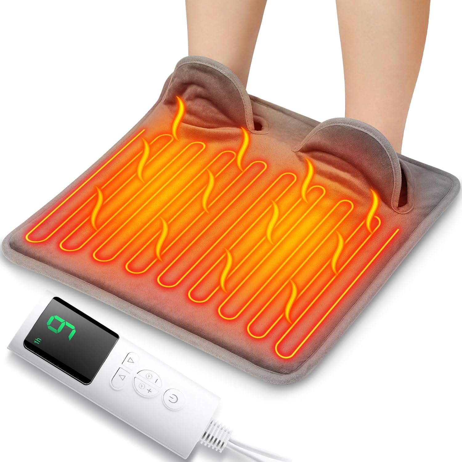 Amazon.com: Electric Heated Foot Warmer for Men and Women, Feet Heating ...