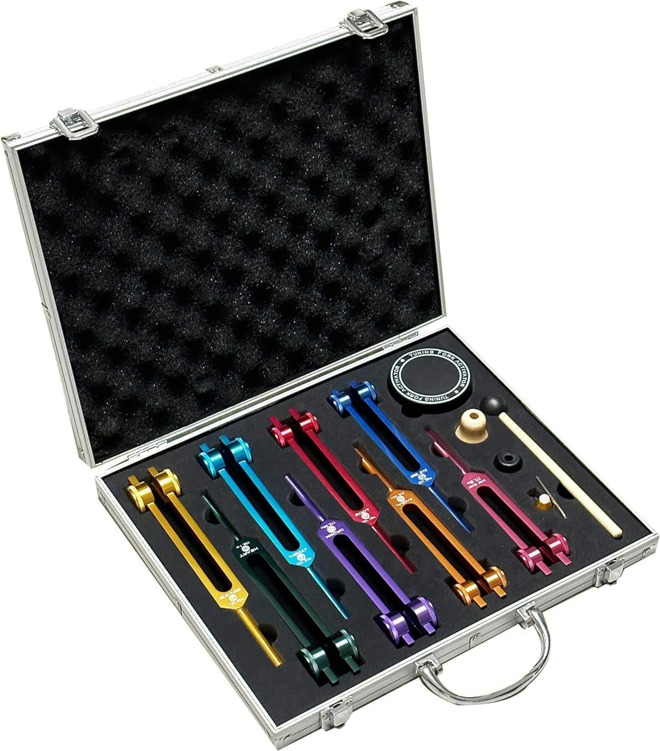 Amazon.com: Wooden Tuning Fork Holder- 10 Hole Storage Block : Musical ...