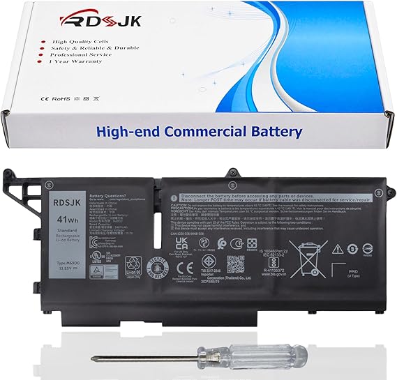 Amazon.com: M69D0 078FWY 293F1 - Batería para laptop Dell Latitude 5530 ...