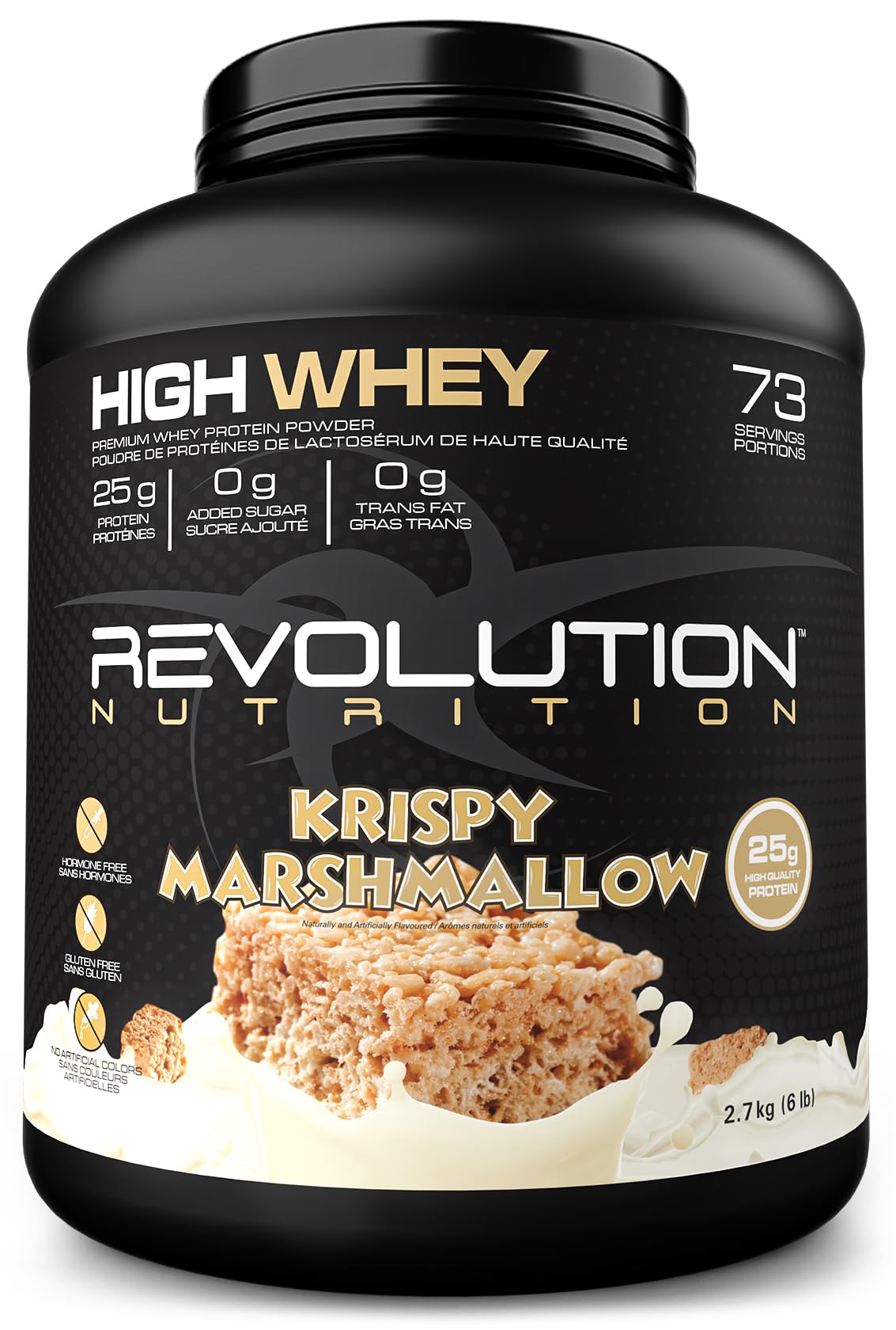 Revolution Nutrition, High Whey, Protein Powder, Whey Isolate, Superior Formula, Gluten Free ...