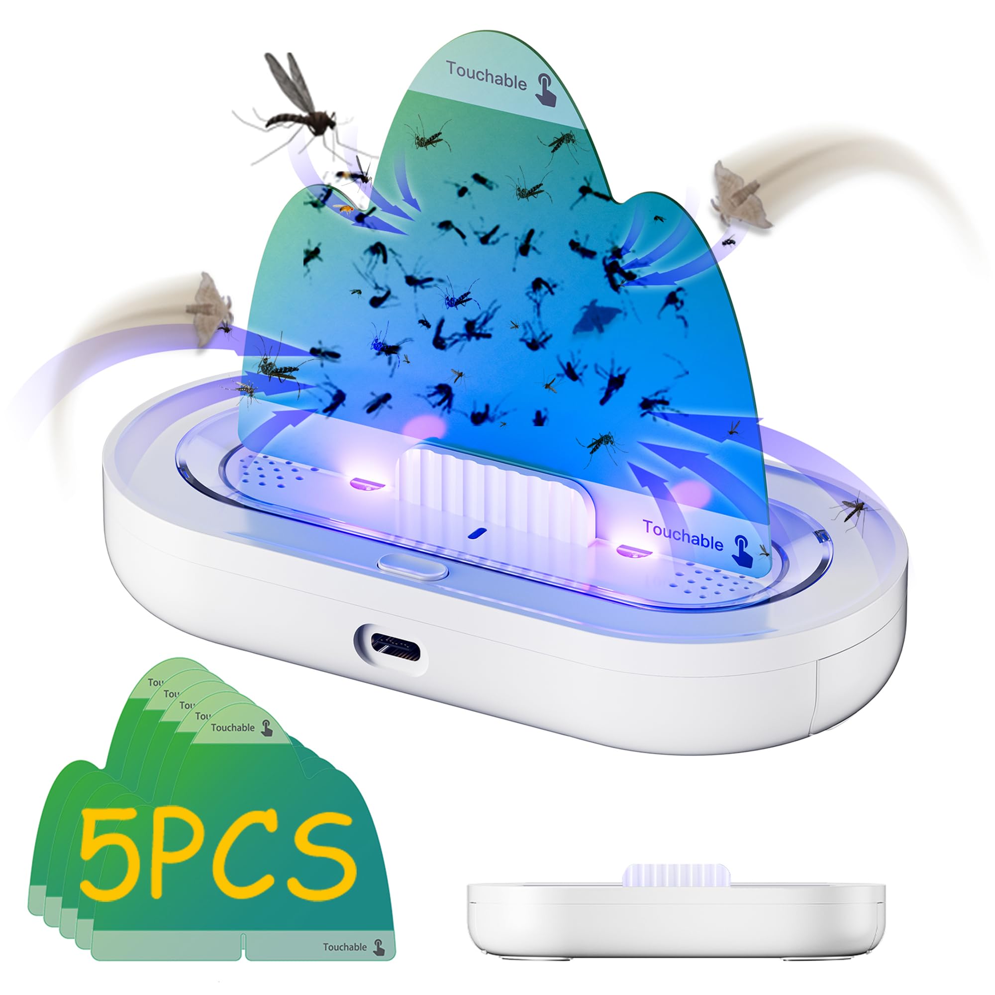 Amazon.com : Indoor Flying Insect Trap, Indoor Fruit Fly Trap, (1 ...