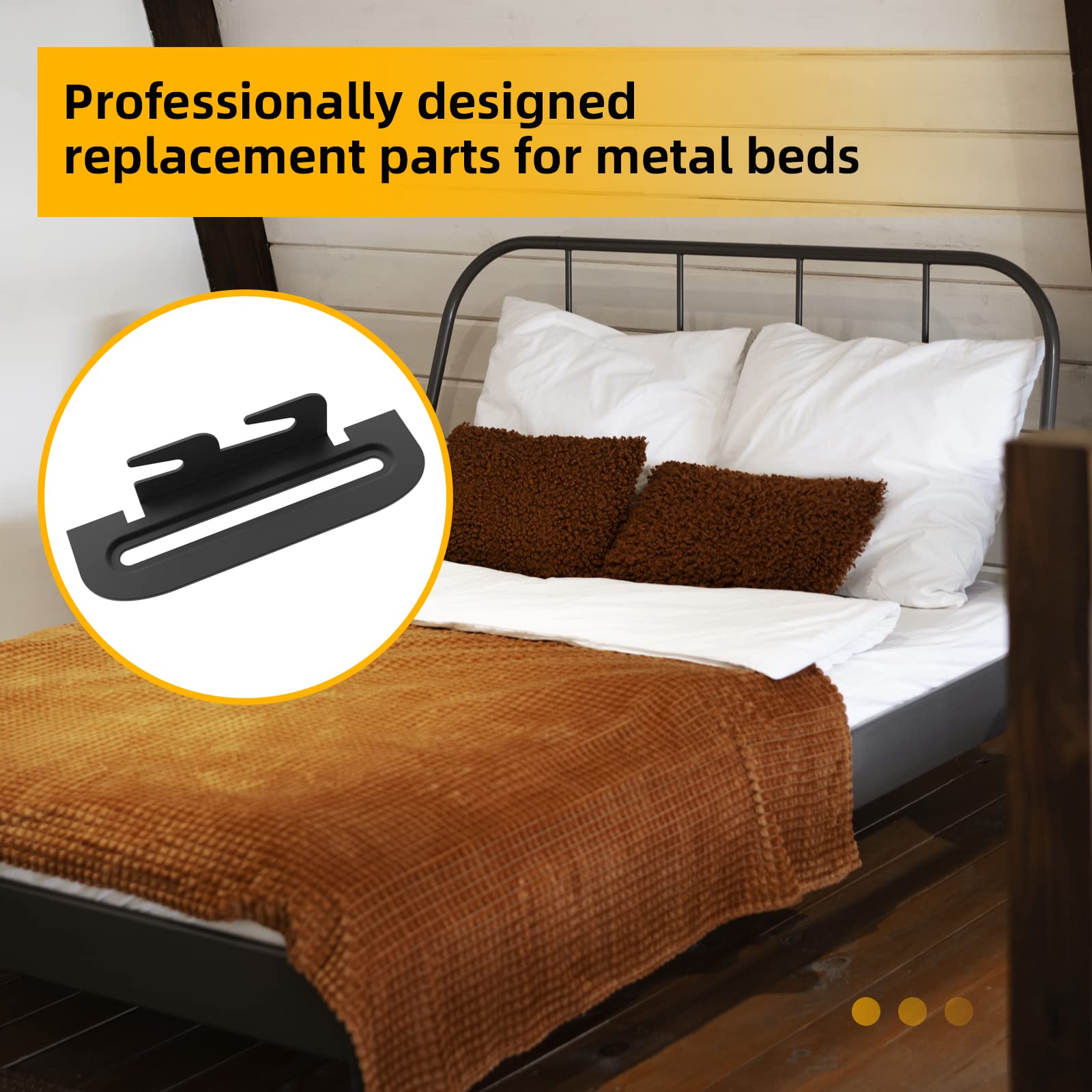 Metal Replacement Bed Rails Full Bed Rails For 8501/8502 (rails Only)