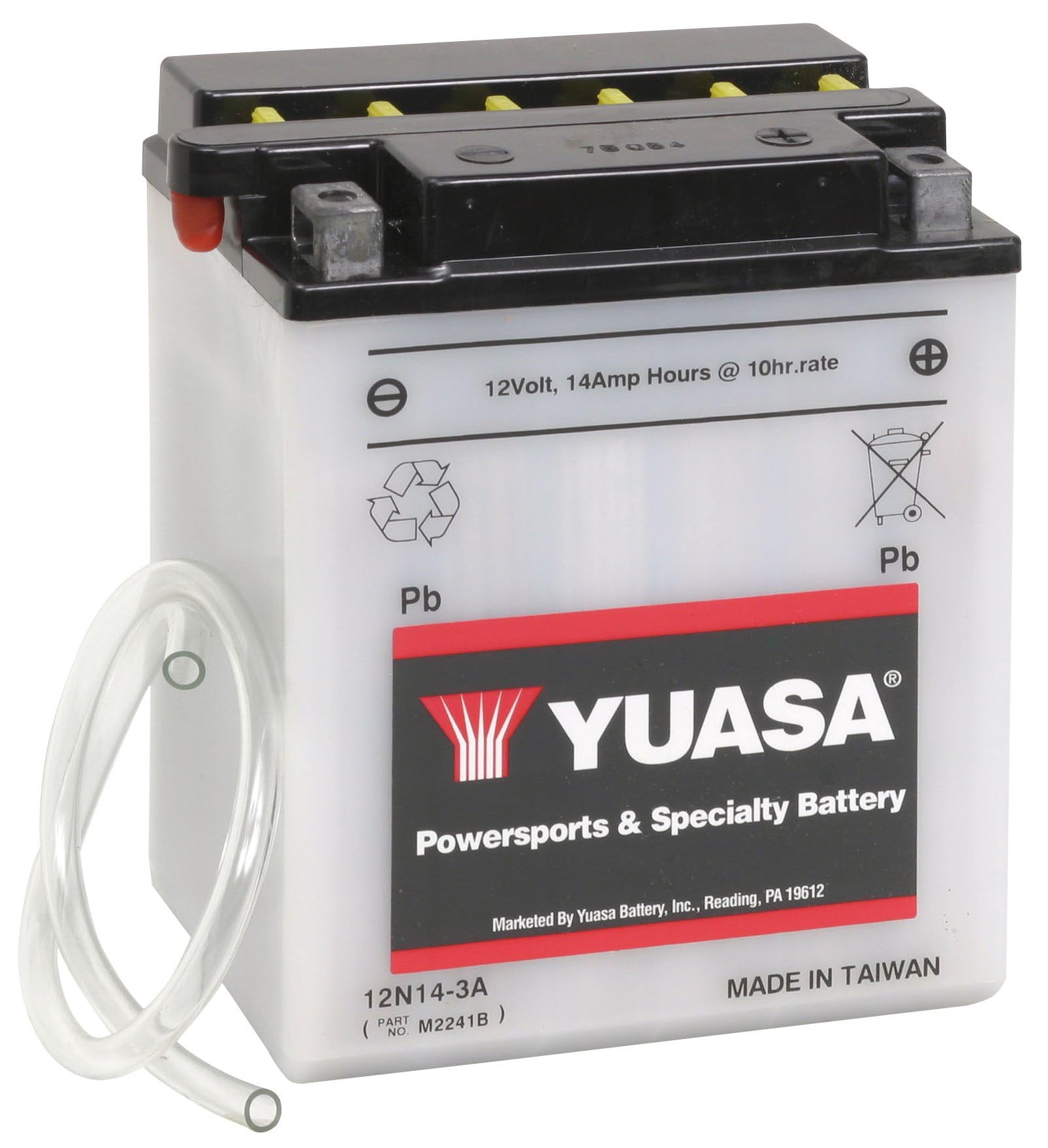 Amazon.com: Yuasa YUAM2241B 12N14-3A Battery, One Size : Automotive