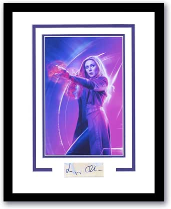 Elizabeth Olsen "Avengers: Infinity War" AUTOGRAPH Signed Framed 11x14 ...