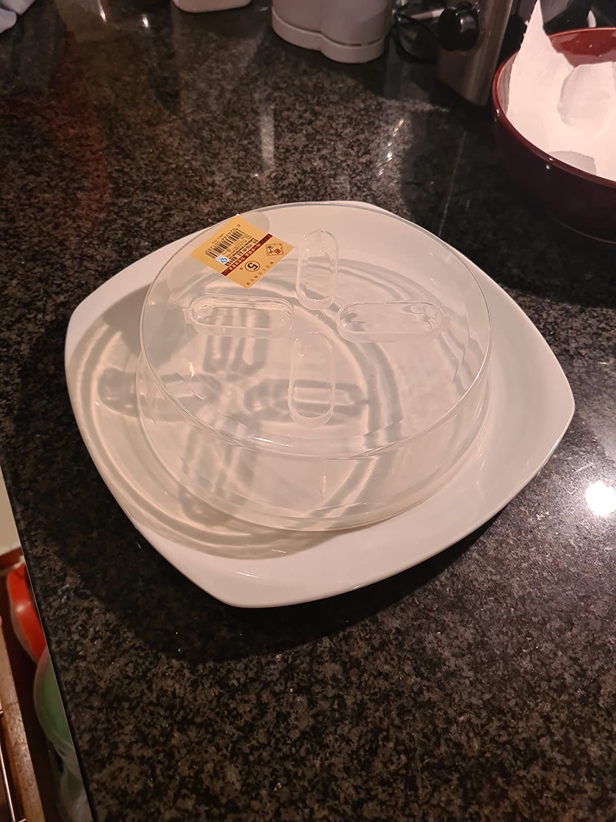 Microwave Splatter Cover Microwave Cover for Food Plastic Transparent ...