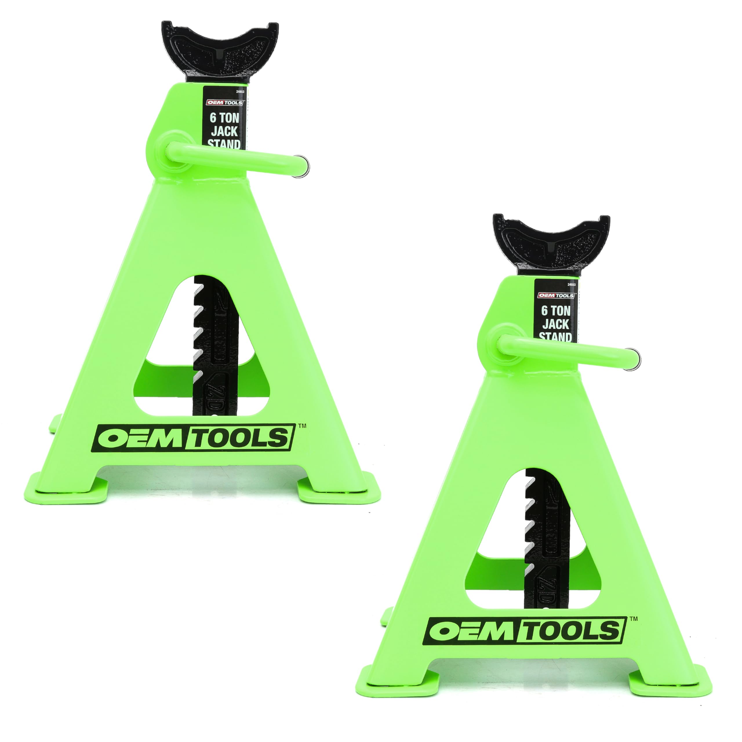 Amazon.com: OEMTOOLS 24853 Jack Stands, 6 Ton Jack Stands, Adjustable ...